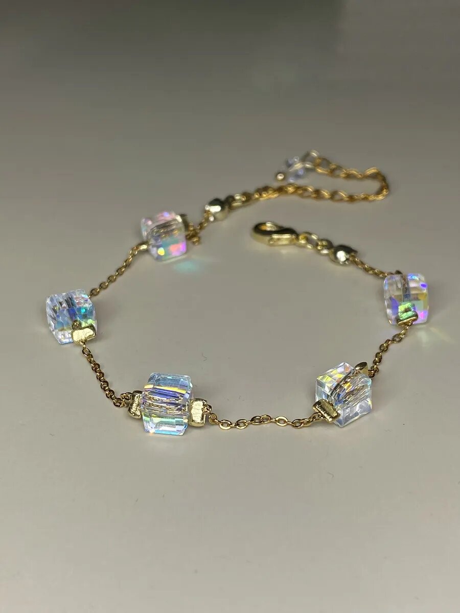 Браслет, кристаллы Swarovski, кристалл