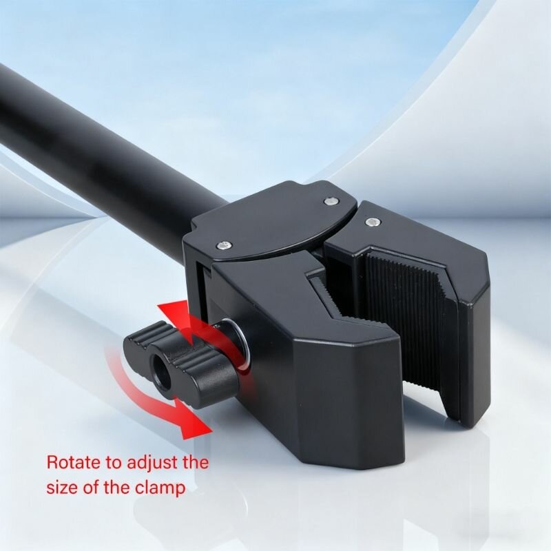 Зажим U14Z3 + телескопическая штанга зажим для мобильного телефона и планшета F1-21см