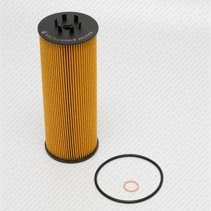 Фильтр масляный картридж GREEN FILTER OK0109 AUDI A6/A8/ VW Passat DI V6 97->