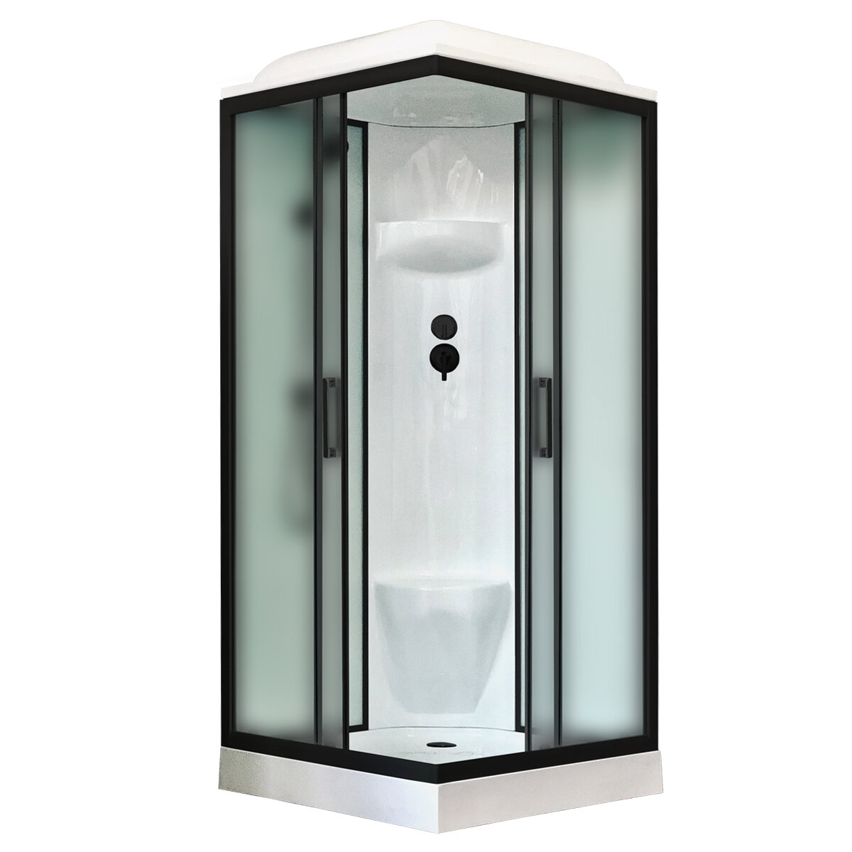 Душевая кабина Royal Bath НР 80х80 RB80HP6-WC-BL