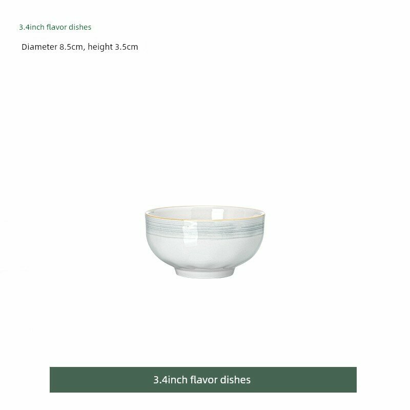 3,4-дюймовая японская тарелка для соусов, маленькая керамическая посуда, элегантный дизайн, универсальный аксессуар для