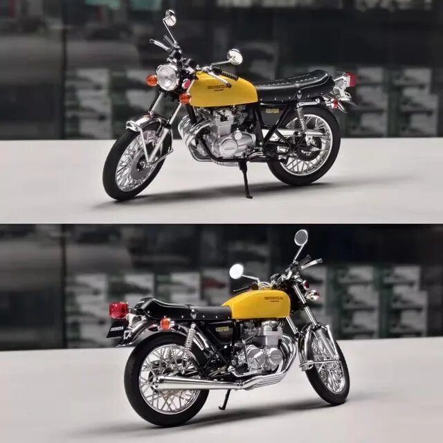 Новинка в наличии! Модель мотоцикла Honda CB400 Four в масштабе 1:12 от Aoshima, изготовленная из сплава и смолы, для детей, коллекционная игрушка, подарок.