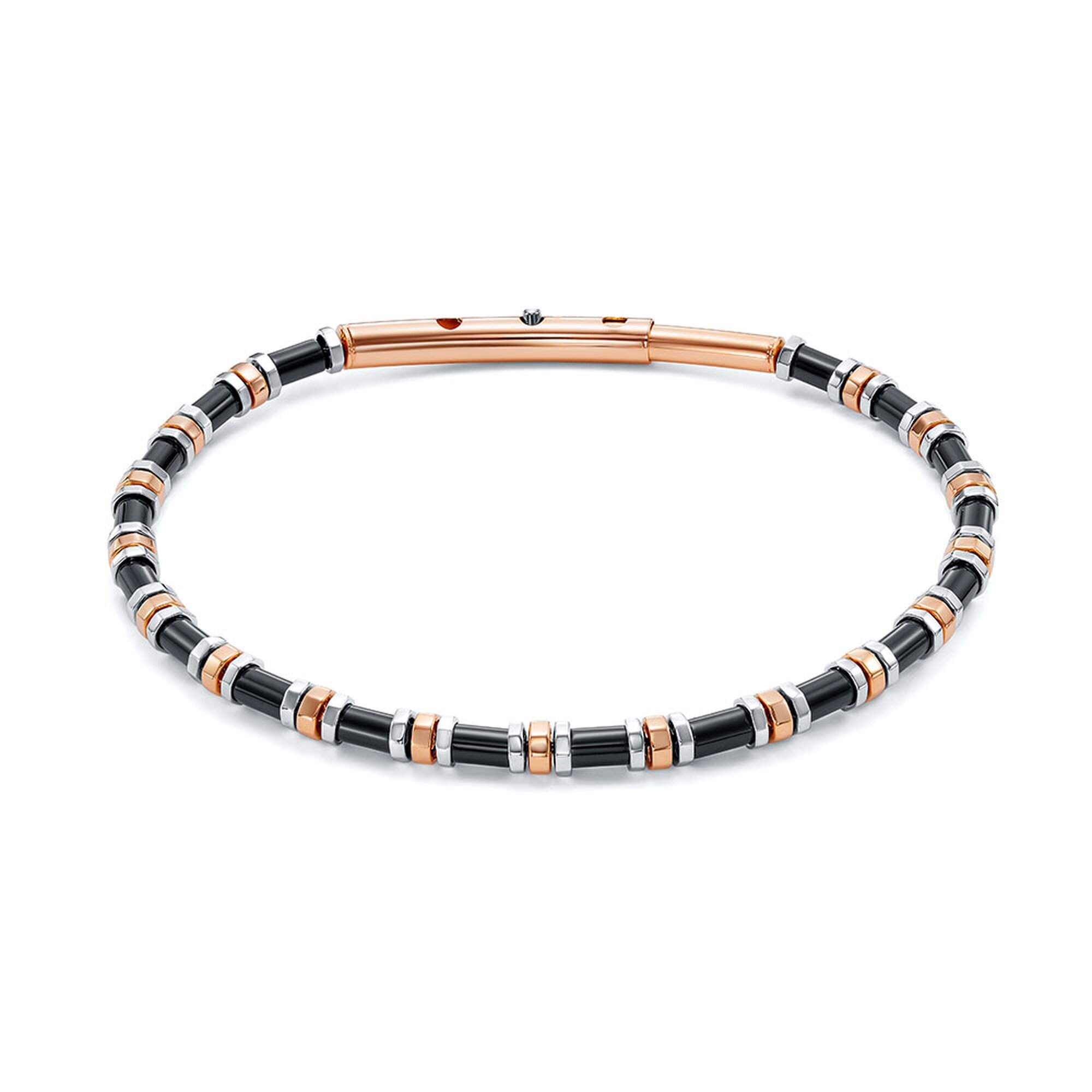 Браслет, красное золото, 585 проба, оникс