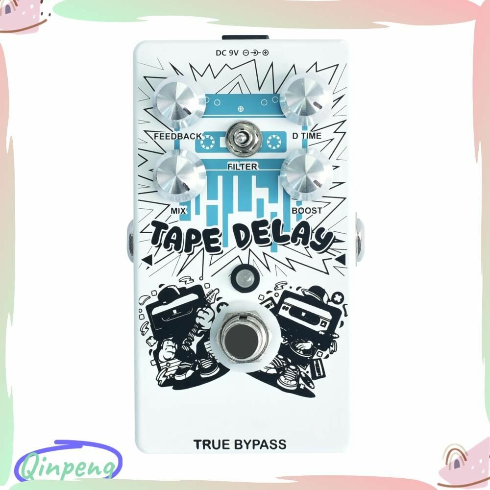 Гитарный эффект, цифровой TAPE DELAY, для электрогитар и бас-гитар