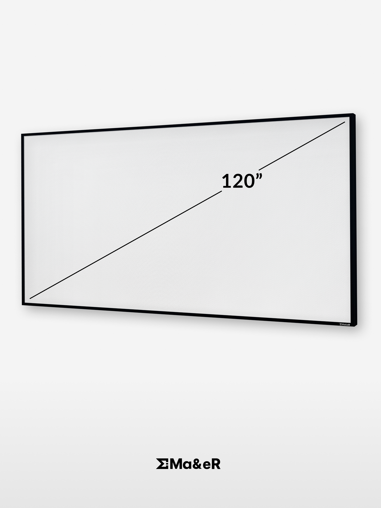 Woven Acoustic Transparent White 120" 16:9 Экран настенный звукопрозрачный тканевый для проекторов