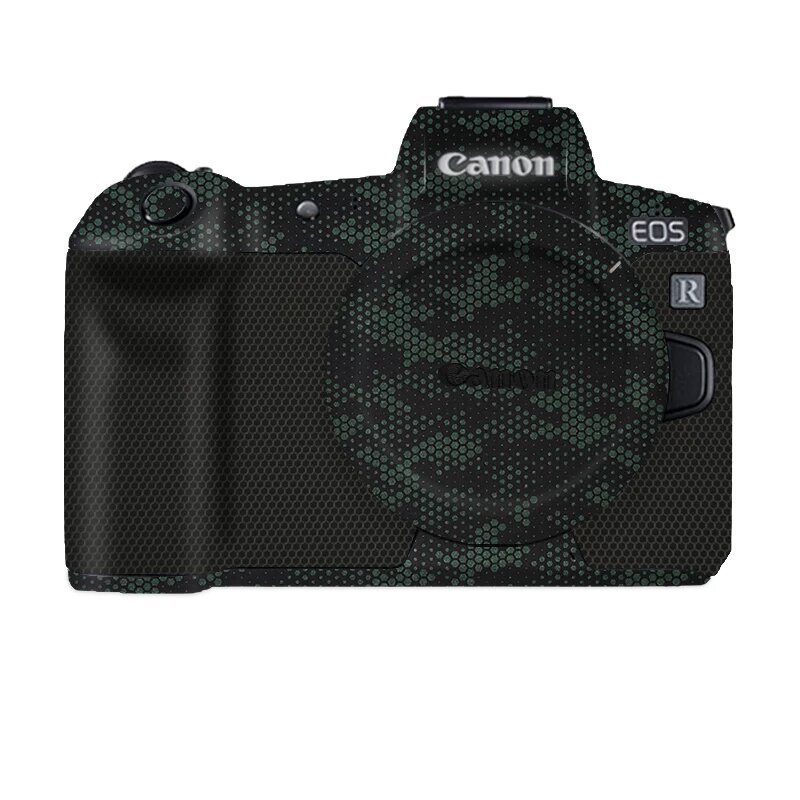 Защитная пленка Canon EOS R с узором в виде змеиной чешуи зеленого цвета, полное покрытие, 3M клей для EOS R
