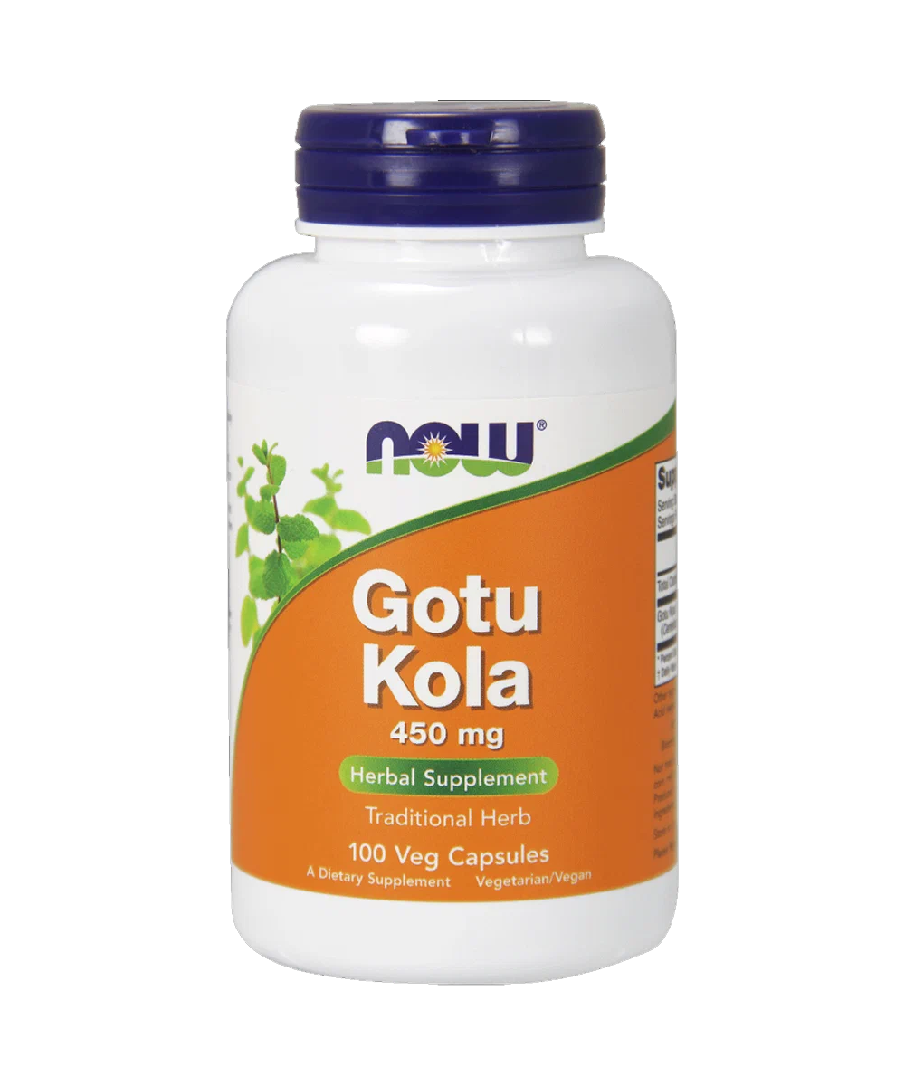 NOW Foods Gotu Kola 450 mg , НАУ Готу Кола 450 мг 100 капсул