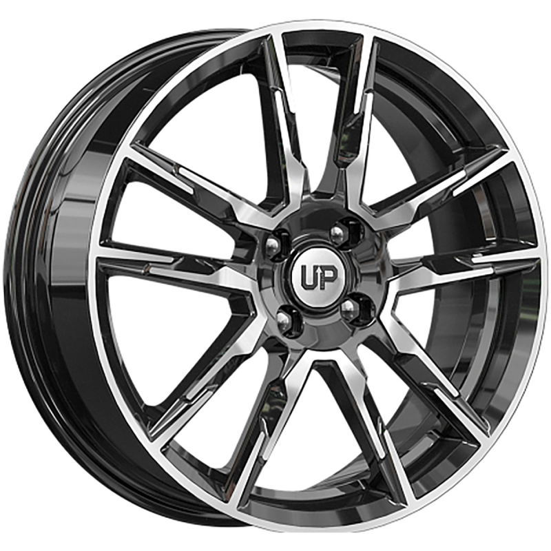 Диск колесный Wheels UP Up107 6,5x17 4x100 Dia60.1 ET43 цвет алмаз черный