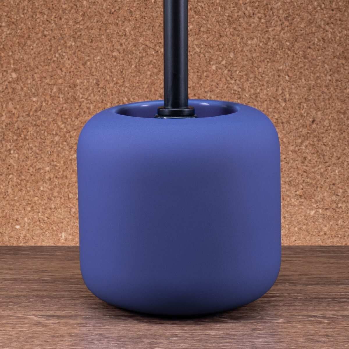 Eршик для унитаза напольный, керамический с подставкой Terapy синий