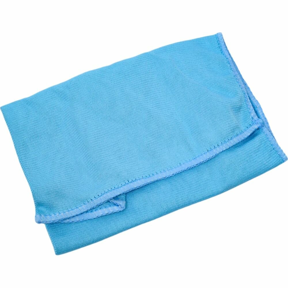 Салфетка из микрофибры A-VM 35x35 см, синяя, для стекла SR4053