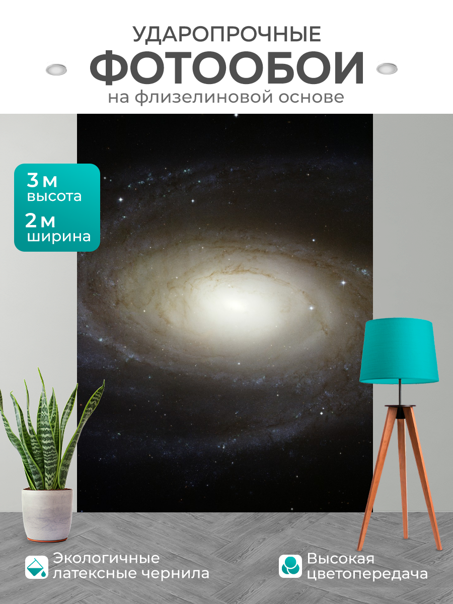 Фотообои моющиеся ударопрочные "Пространство Галактики Это общественным достоянием образ, созданный NASA. наса космос галактика галактики звезды." 200x300 см. флизелиновые на стену