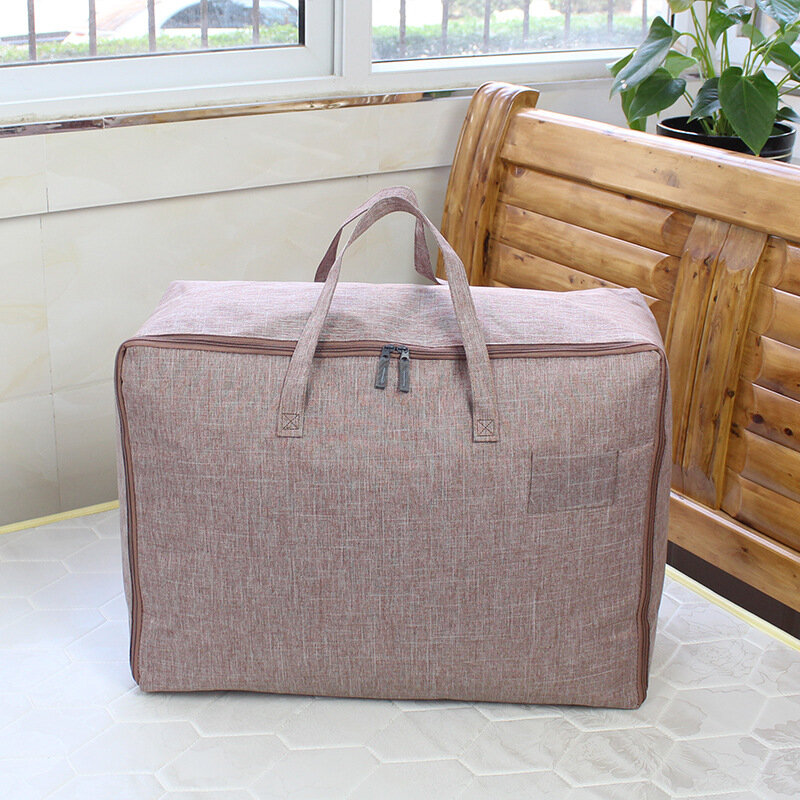 Заводская очень большая утолщенная домашняя сумка для хранения Движущаяся дорожная сумка для хранения Ткань Оксфорд