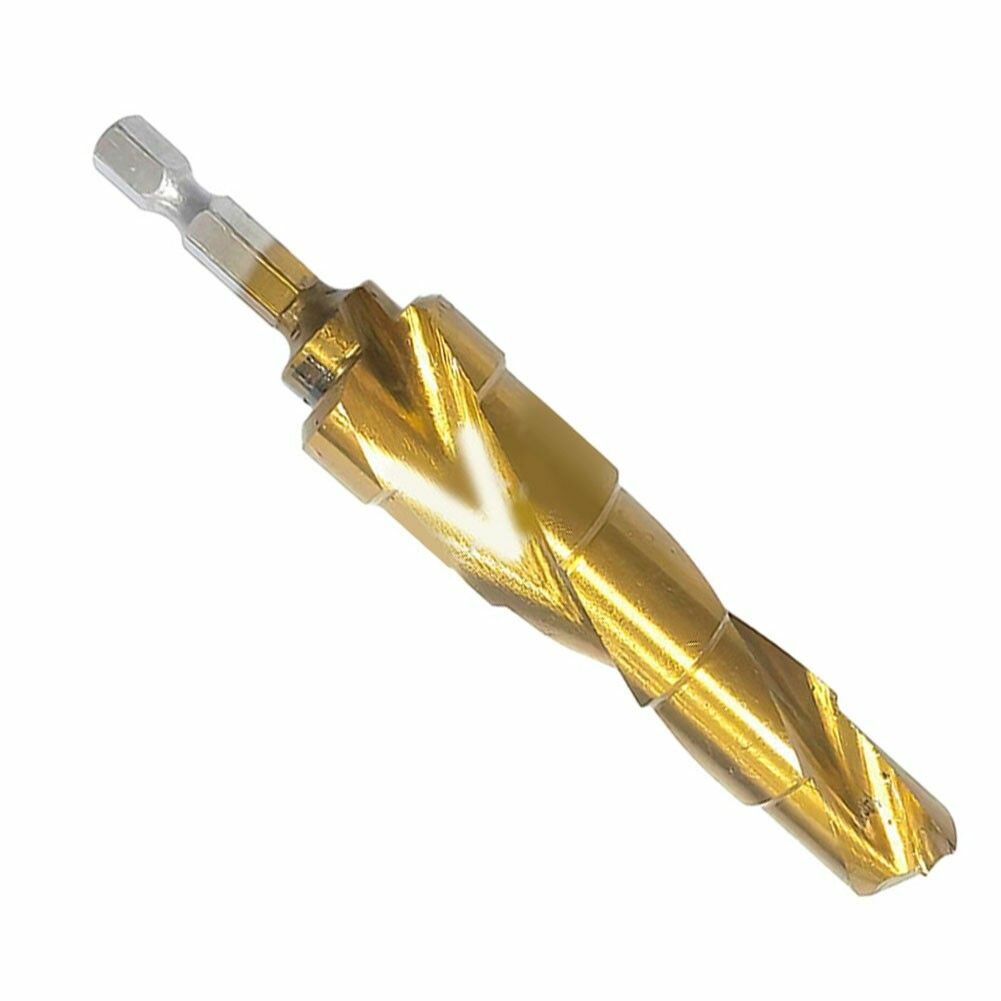 OZ-URJSH 1 шт 14-22 мм покрытое спиральное канавочное центральное сверло ступенчатое коническое сверло