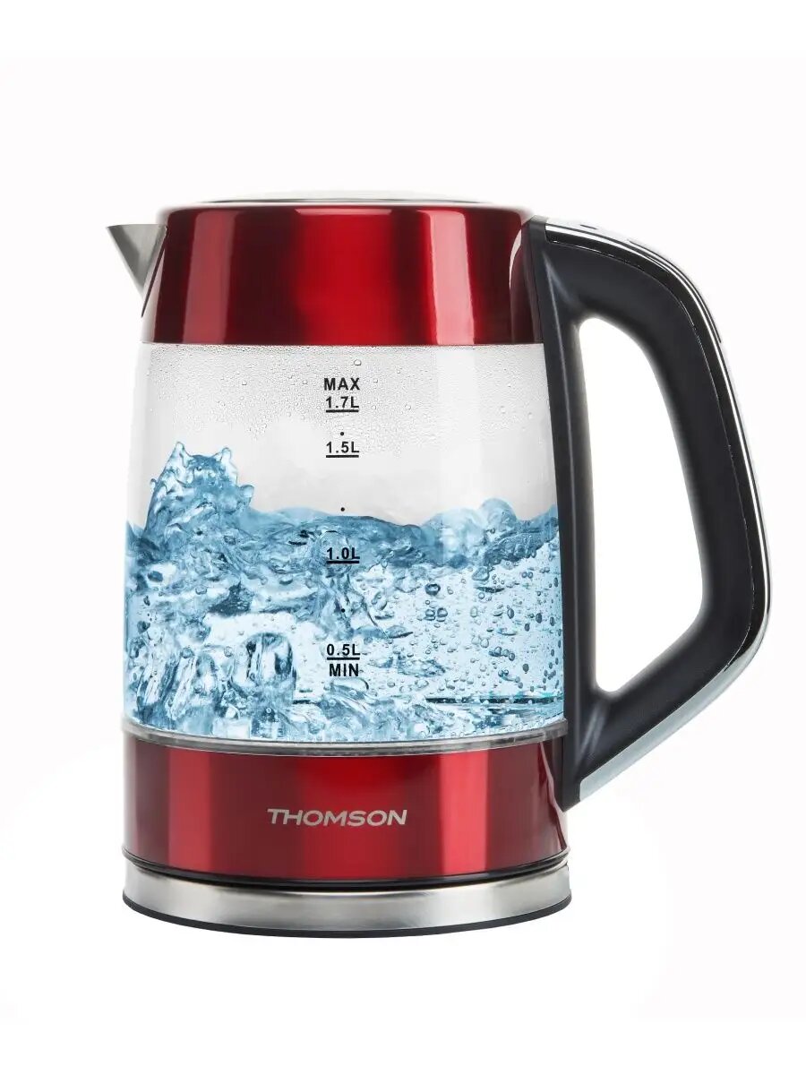Чайник электрический Thomson K20ES, красный