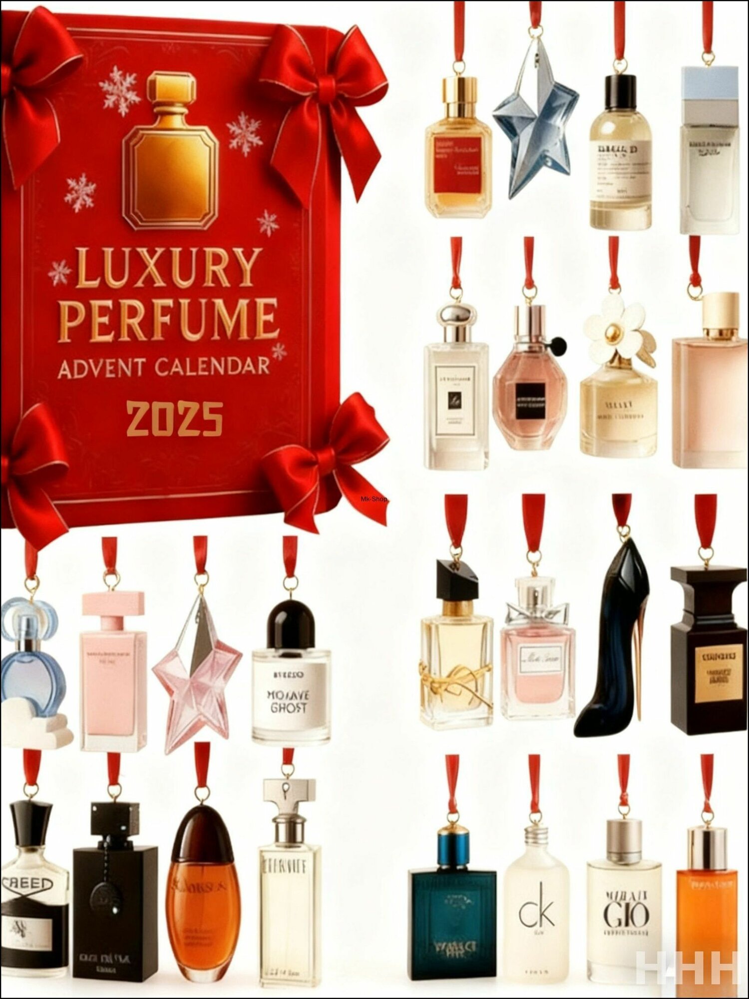 24-дневный рождественский адвент-календарь 2025 года, парфюм