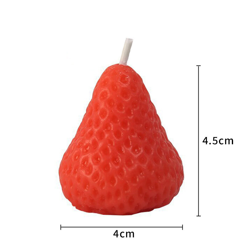 Криогенная свеча в форме воска для мужчин и женщин красная клубника