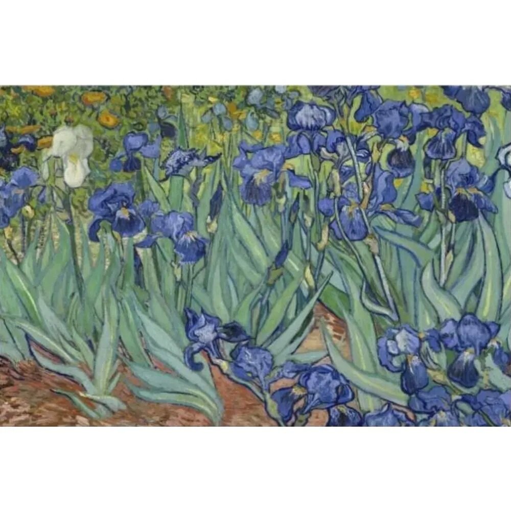 Алмазная мозаика Картина стразами Алмазное хобби "Ван Гог Ирисы" 40х50 См
