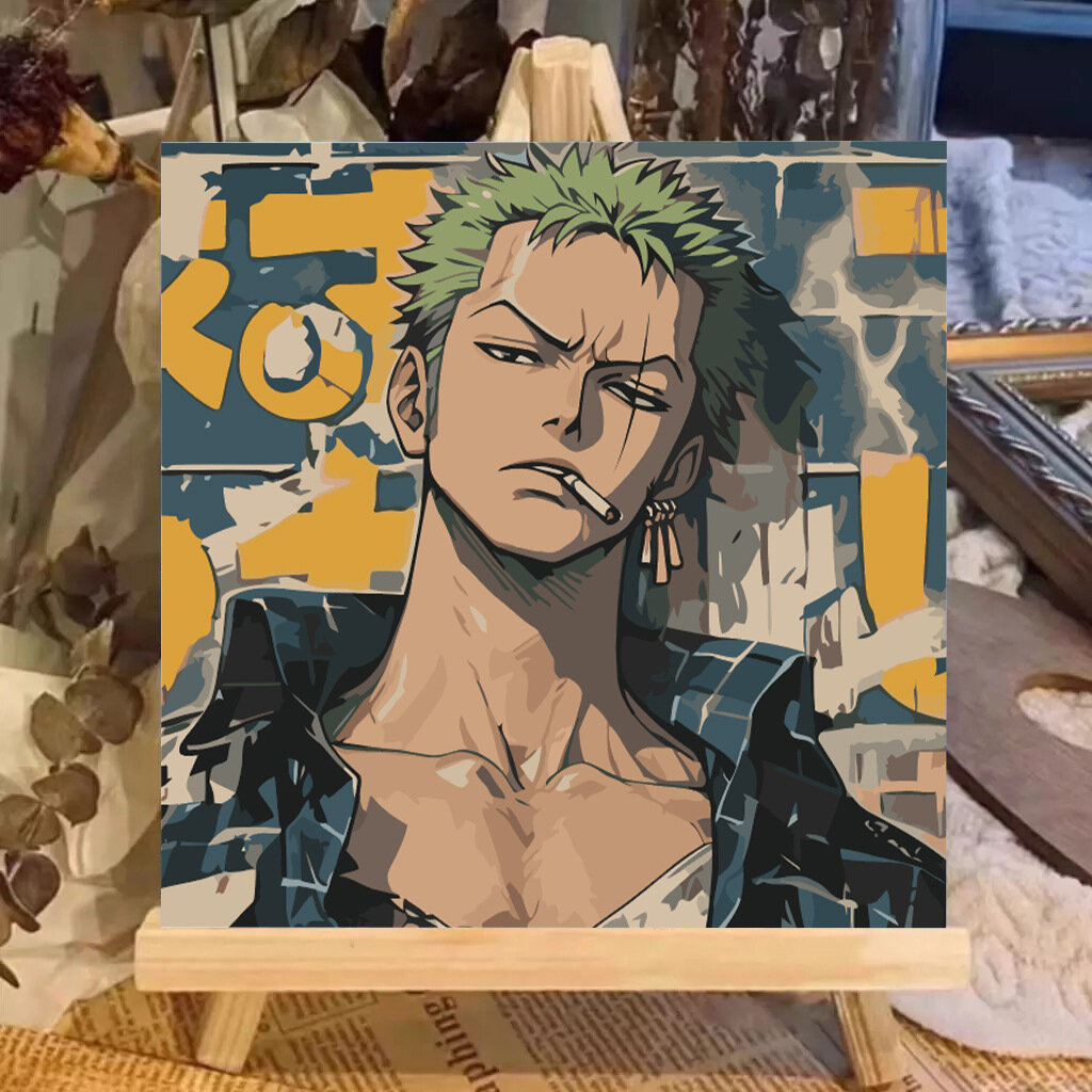 Bungo Stray Dogs Осаму Дадзай DIY Цифровая масляная живопись Раскраска ручной работы Накахара Чуя Аниме товары Акриловая живопись