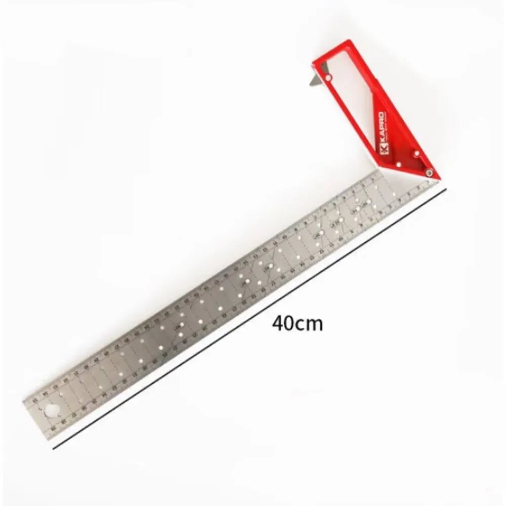Линейка/угольник 400мм х 40мм, Металл
