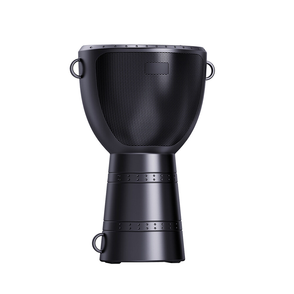 Solar BT Speaker Portable Outdoor Speaker форма африканской барабана Функция фонарика для помещений на улице пляжные вечеринки походы велосипеды Встроенная солнечная панель Беспроводной динамик, Подключение: BT, Диапазон частот: 100Гц-20кГц,