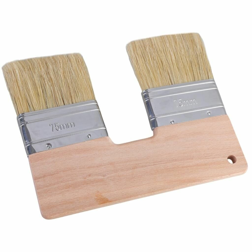 Двусторонняя кисть для масляной живописи с эргономичной ручкой