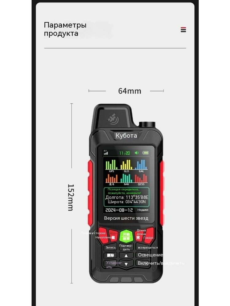 Прибор для измерения площади земельного участка