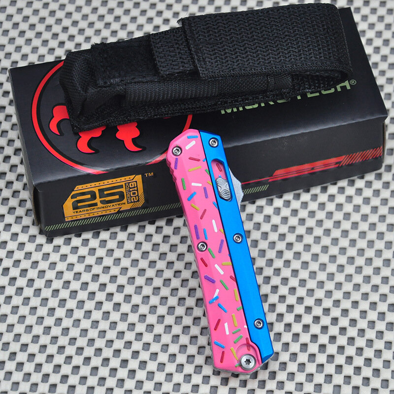 Кросс-бордерный хит продаж MINI Snake God, микро-технология, серия Donut GK, аксессуары для ручек из цинкового сплава, производитель ножей в наличии