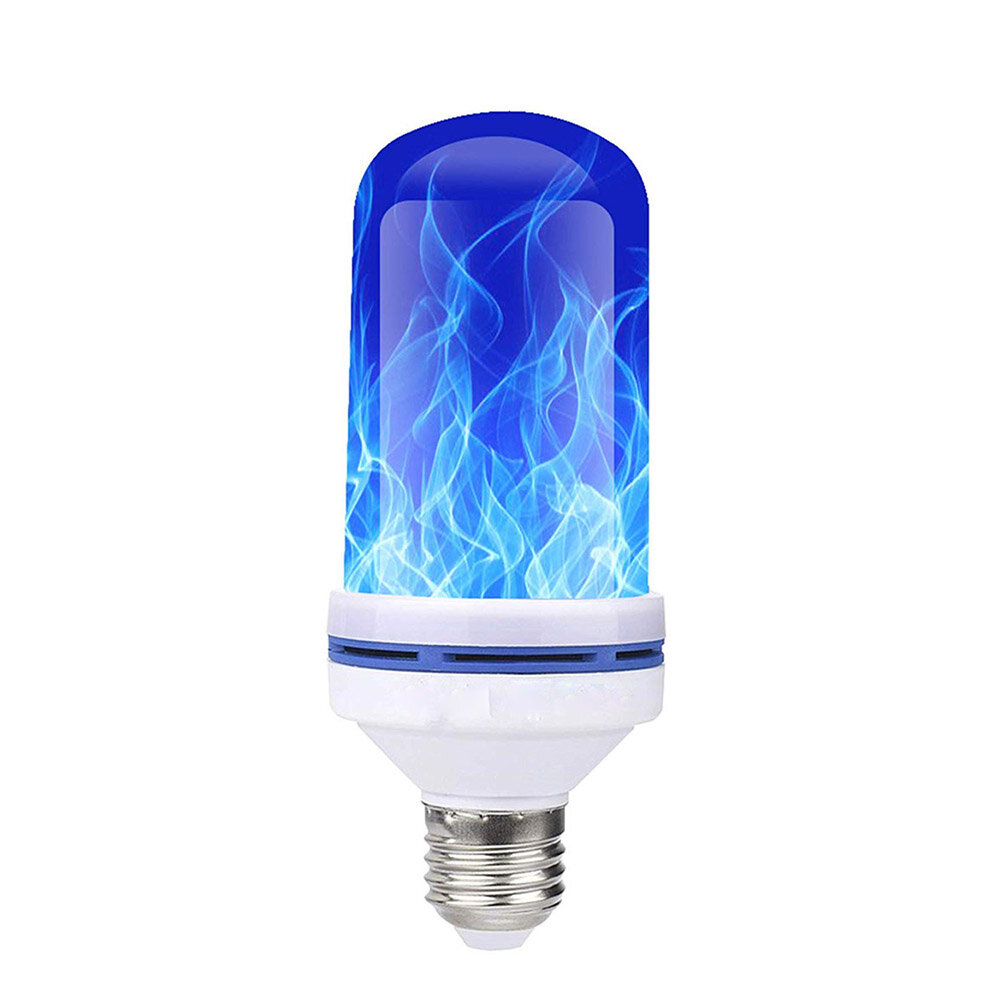 Лампочка с эффектом пламени AC85-265V 6W, имитация пламени, E27, 99 светодиодов, 1800K, 360 градусов, режимы: имитация пламени, гравитационный, общий свет, дыхание, вес 51г, упаковка 120г, размер 155*60*60мм, для декора, свадьбы, Рождества, вечеринок