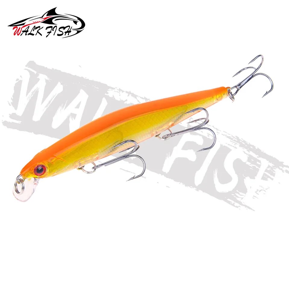 WALK FISH тонущие воблеры для гольяна 11 см 12,9 г Оранжевый, K 11
