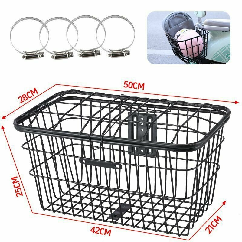 Водонепроницаемый скутер с корзиной, электрический велосипед, задняя корзина, аксессуары для велосипеда, водонепроницаемый для студентов