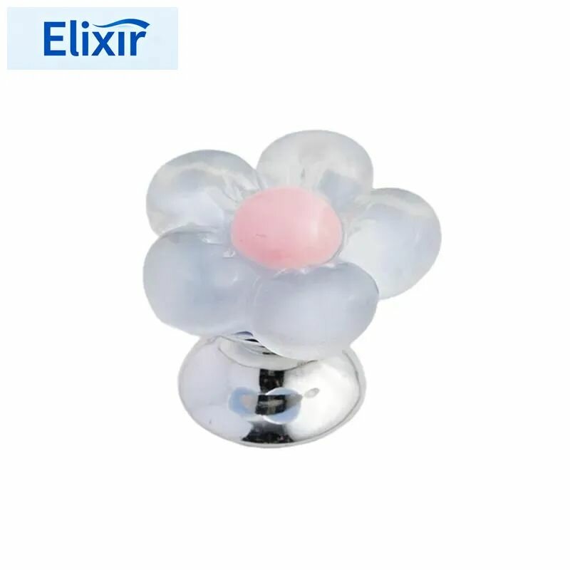 Симпатичная кнопка бачка унитаза в форме цветка