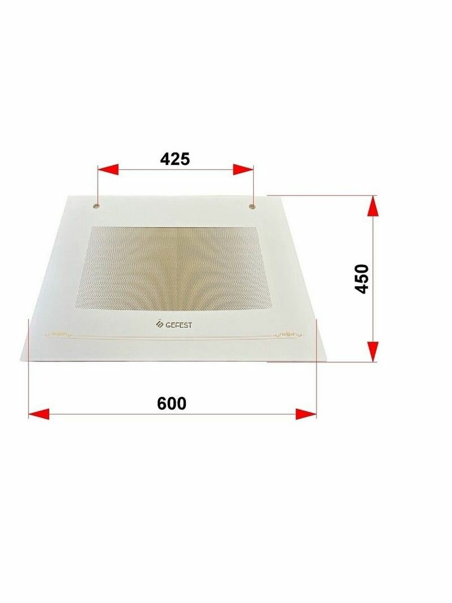 Стекло панорамное 6100.18.0.001-40 Gefest