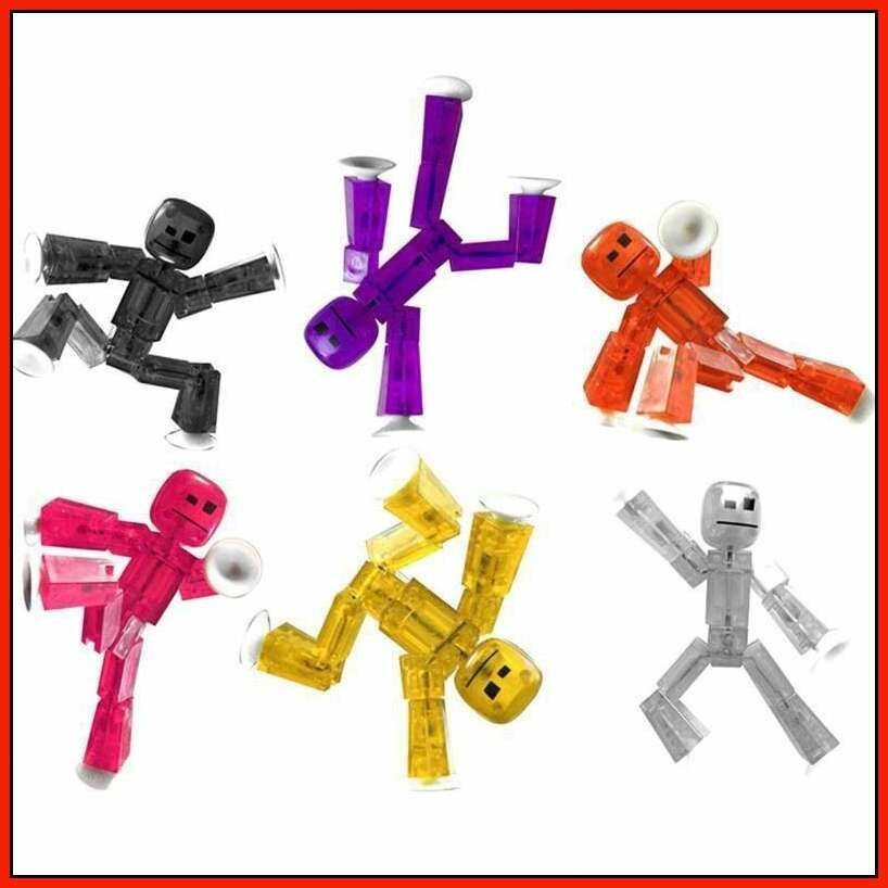 StikBot Zing Креативные куклы-присоски Stickman, 5 шт, разные цвета