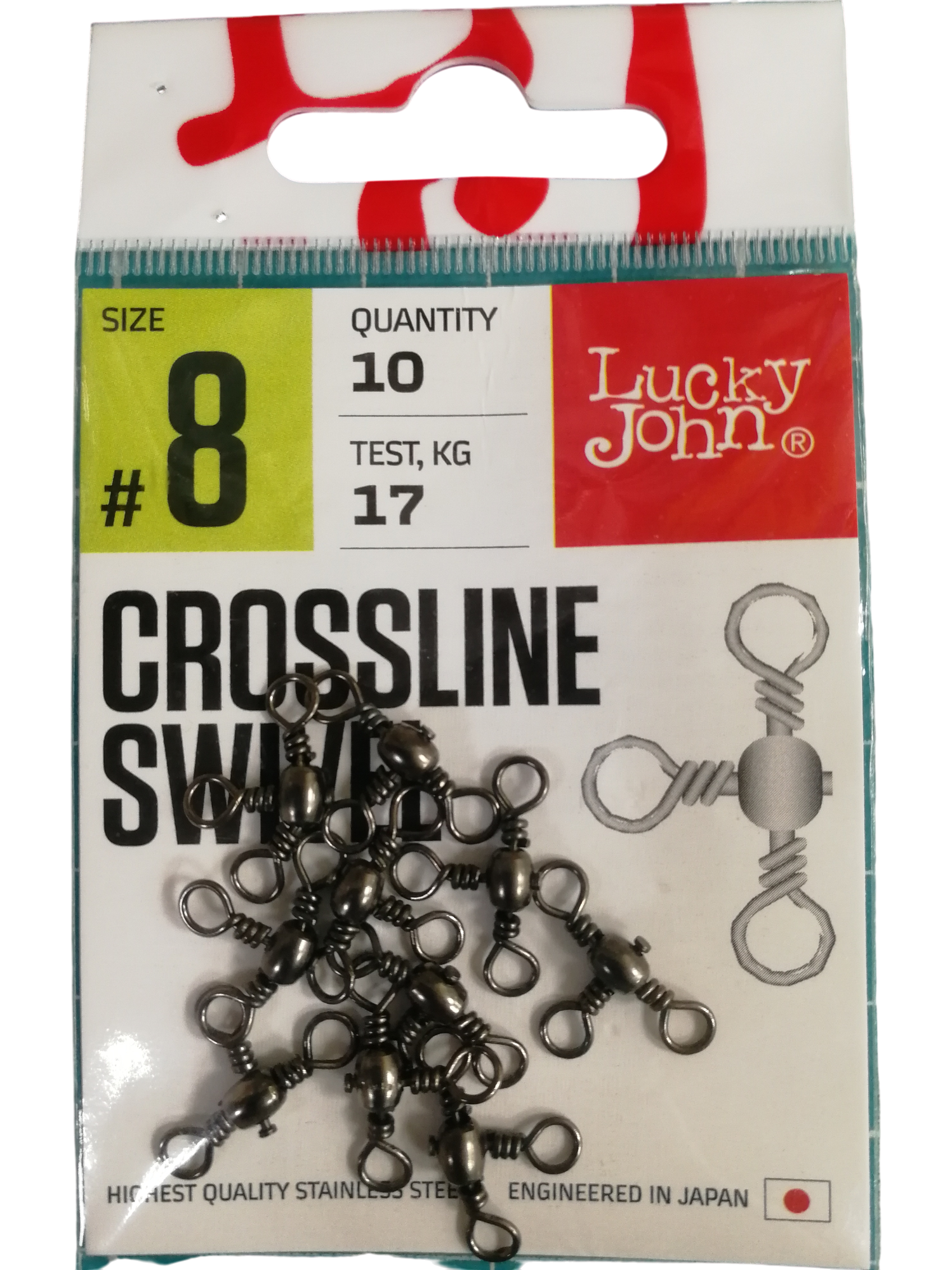 Вертлюги трехстор. LJ Pro Series CROSSLINE SWIVEL 008 10шт.