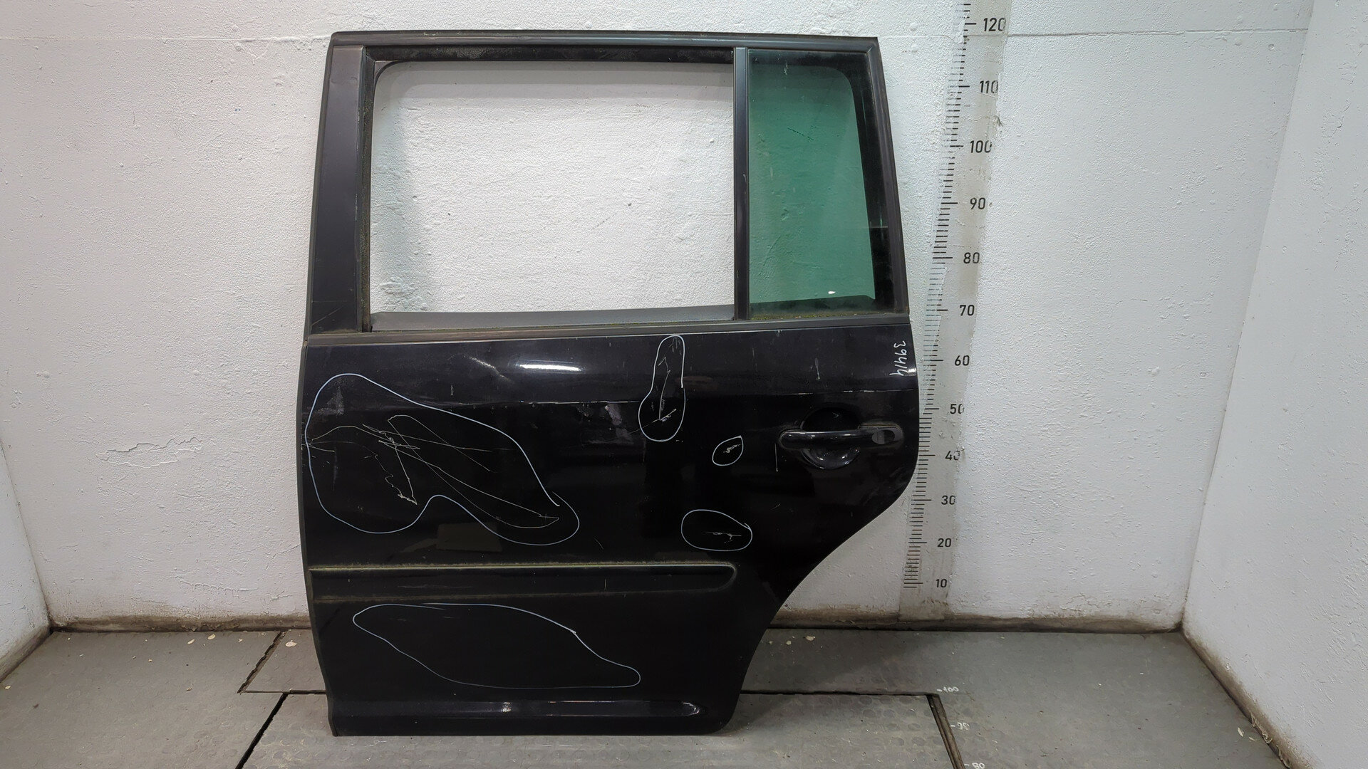 Дверь боковая (легковая) левая задняя Volkswagen Touran Б/У