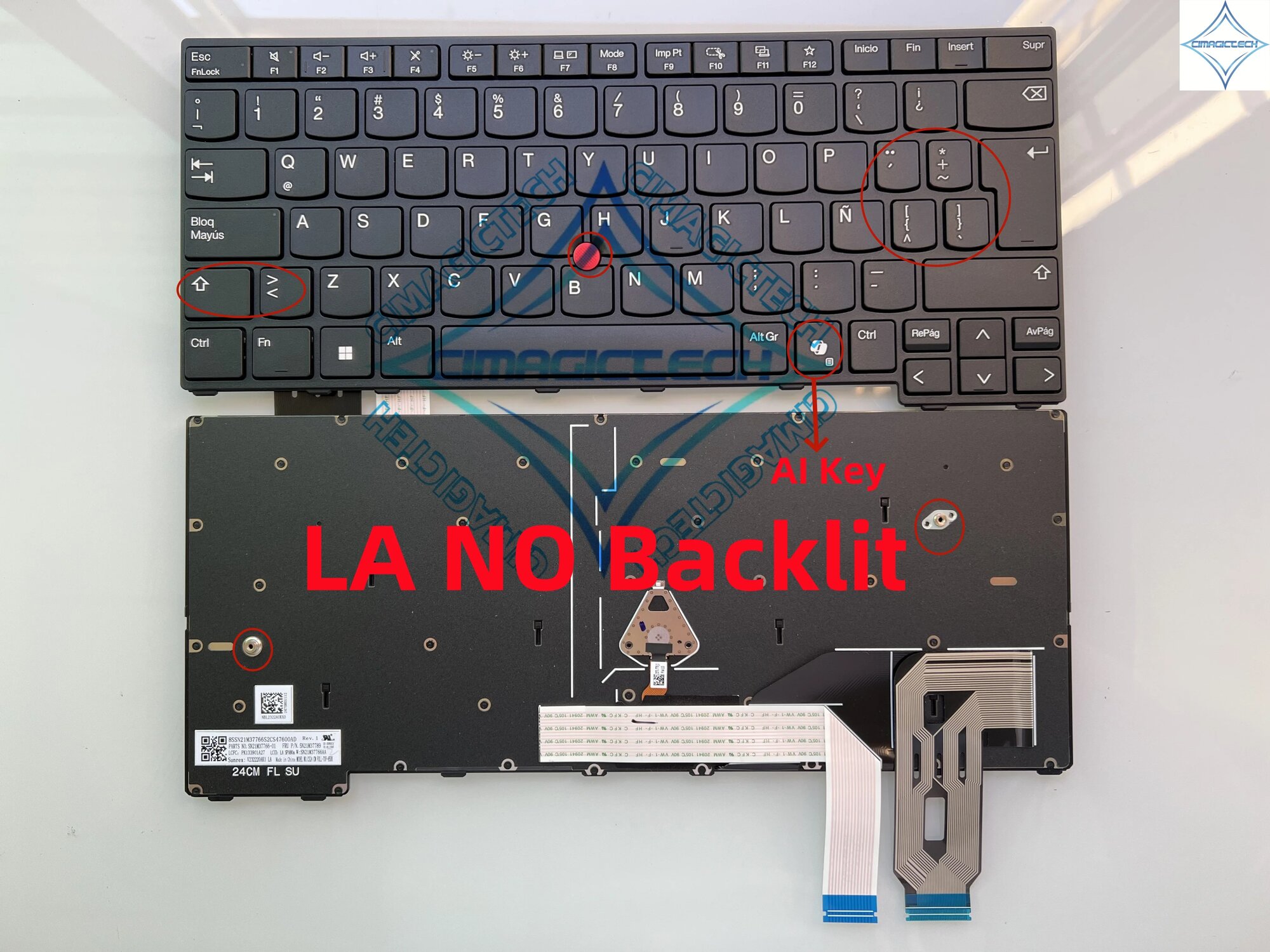 Клавиатура CIMAGICTECH Lenovo Thinkpad T14/P14s/L14 без подсветки