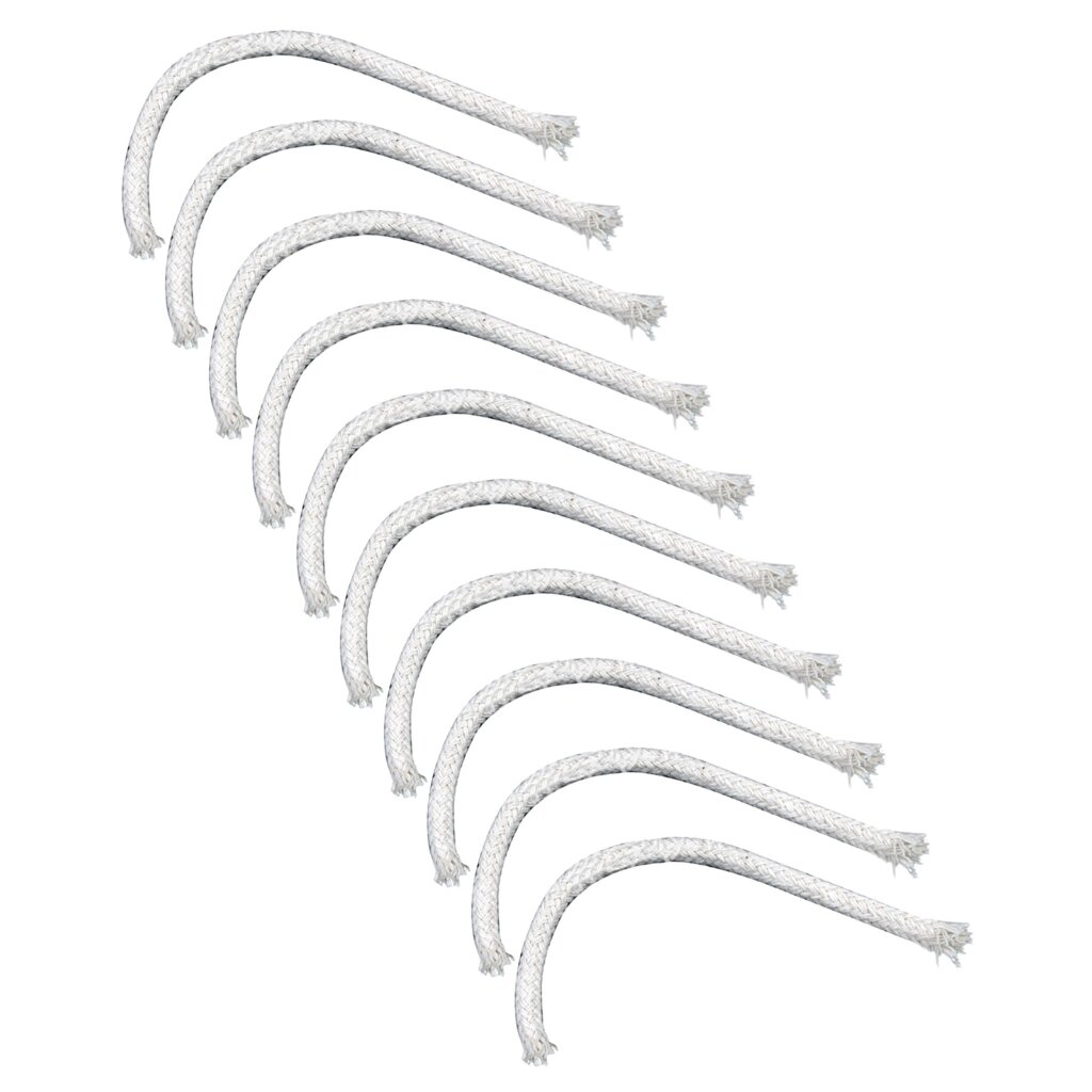 10 шт. термостойкий хлопковый фитиль для масляной лампы, запасной комплект хлопкового фитиля 15 см