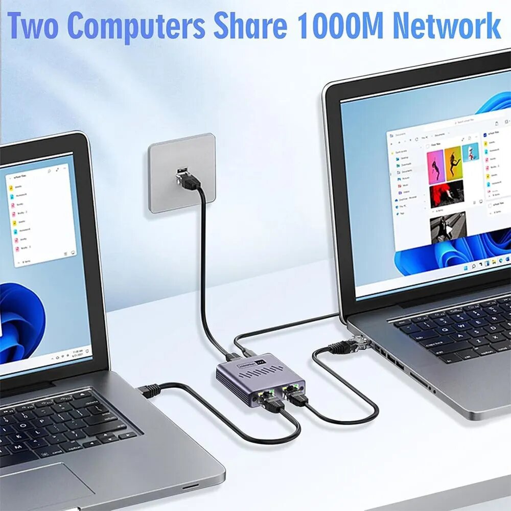 Интернет-сплиттер 1000 Мбит/с RJ45