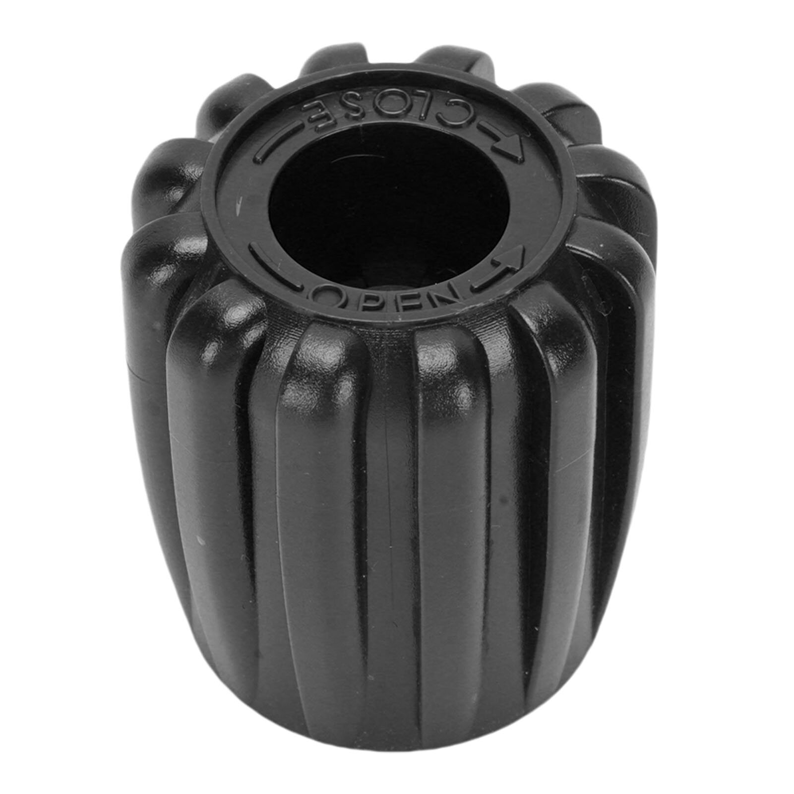 Короткая ручка вентиля баллона для дайвинга из ABS-пластика и нержавеющей стали, черная.