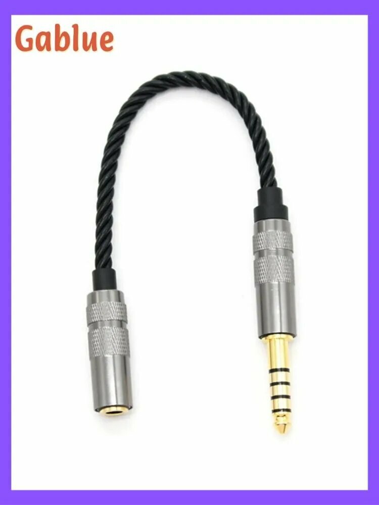 HIFI 4,4 Мм Балансный Адаптер Для Наушников, Аудиокабель, Часть 4,4, XLR, 4 Контакта, Угол Между Мужчинами И Женщинами