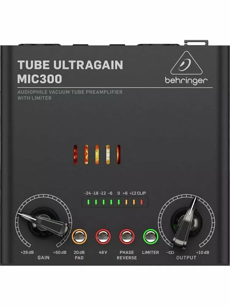 Behringer MIC300 Ламповый микрофонно-линейный предусилитель