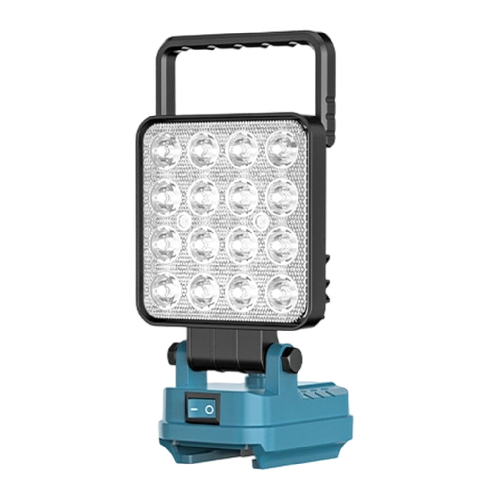 Светодиодная рабочая лампа с двойным USB-разъемом-Makita blue