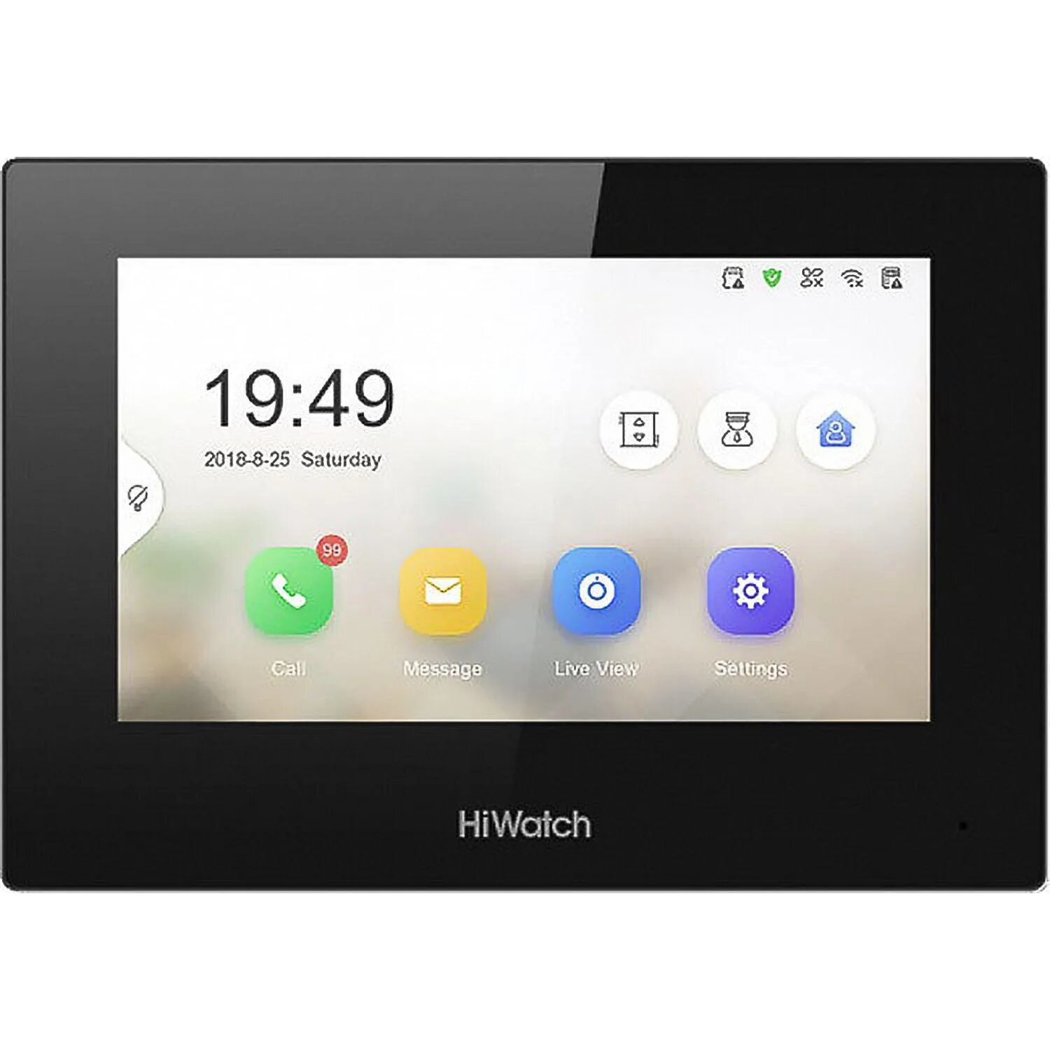 Монитор IP-видеодомофона HiWatch VDP-H2211B 7/1024 x 600/PoE