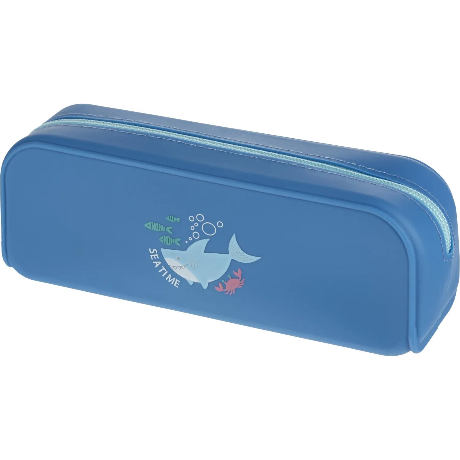 Пенал Акула 1 отд, силикон, 210х50х65мм