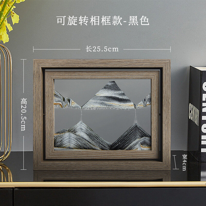 Зыбучие пески картина украшение для гостиной креативное стекло 3D трехмерные песочные часы картина украшение домашнее искусство подарок