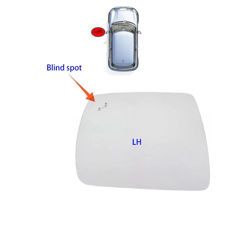 Для Kia MOHAVE/BORREGO 2016-2025 автомобильные двери наружное зеркало заднего вида 1PCS Blind spot L