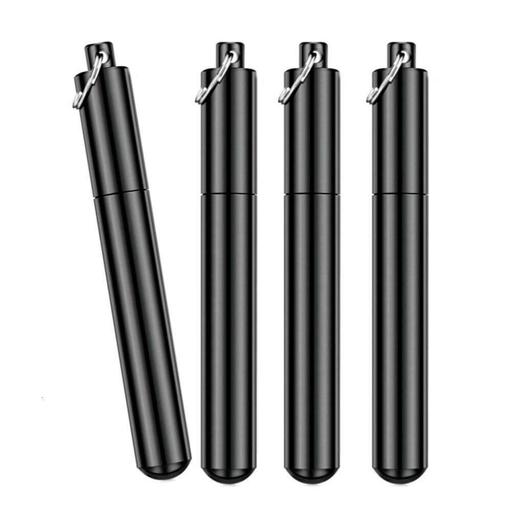 Металлическая ёмкость для зубочисток, Черный - S