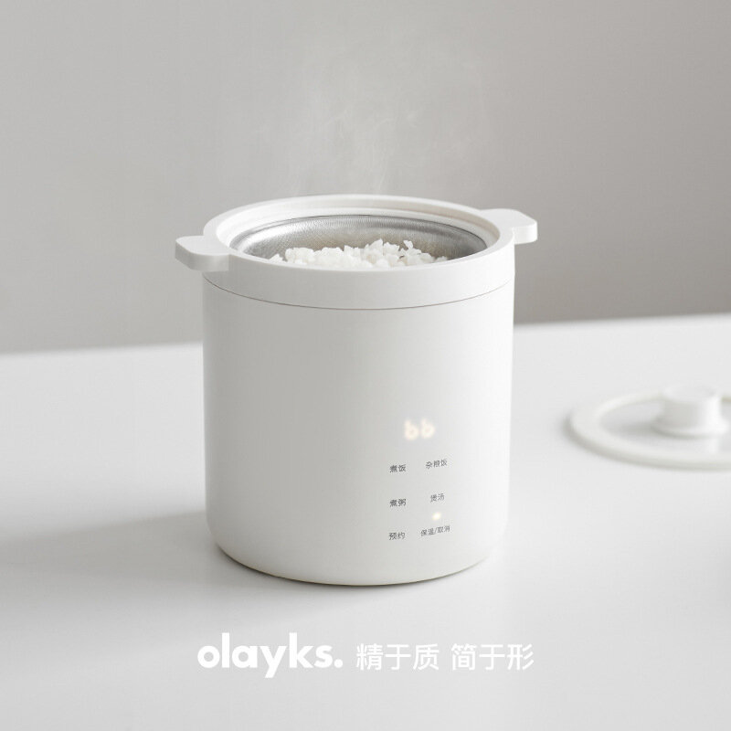 [Экспортный хит] Мини-рисоварка Olayks для 1-2 человек, маленькая рисоварка для одноразового приготовления