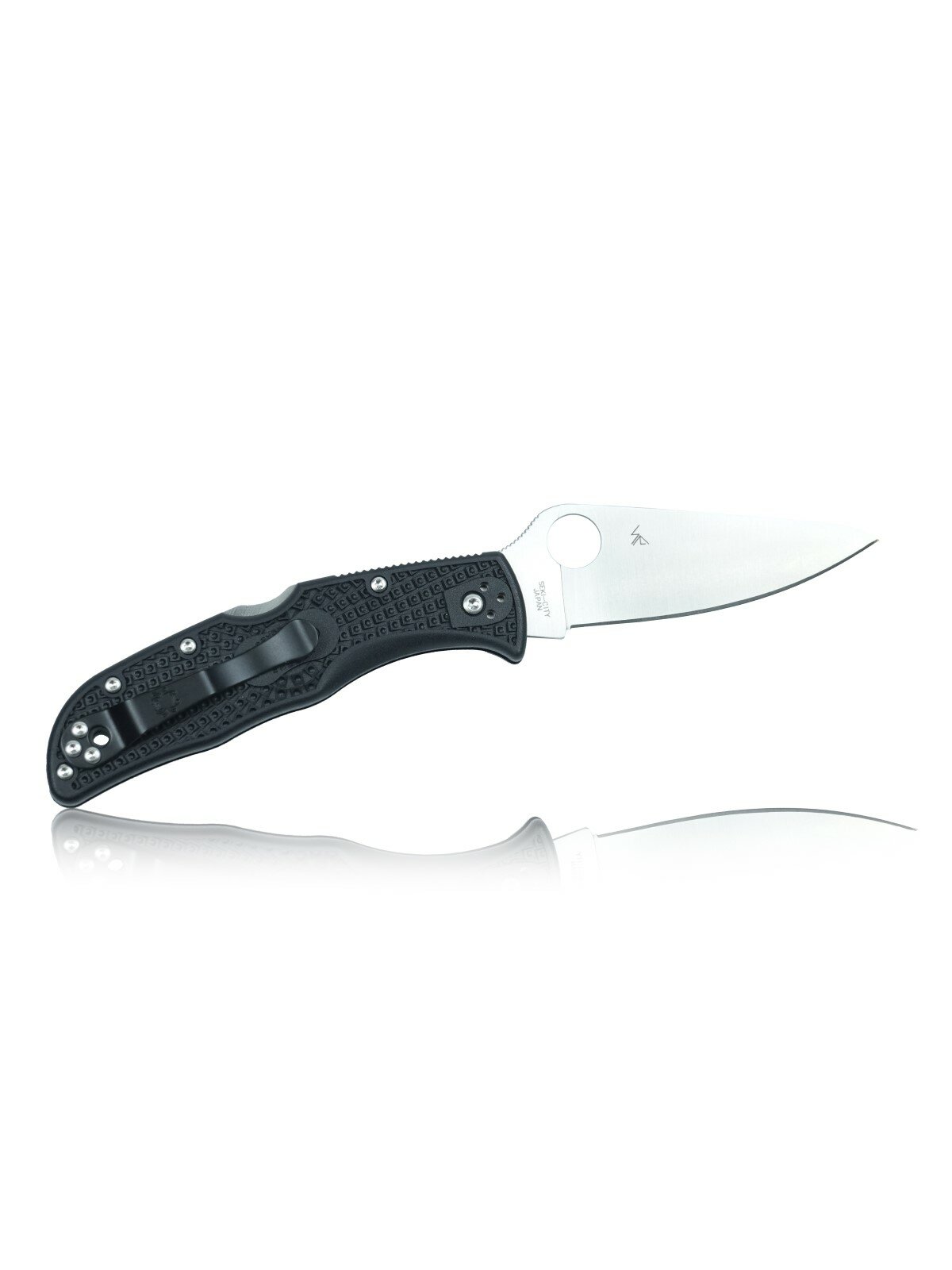 Нож складной Япония Spyderco Endela (C243PBK), лезвие 87 мм, длина ножа 206 мм, сталь VG-10, рукоять нейлон, Япония