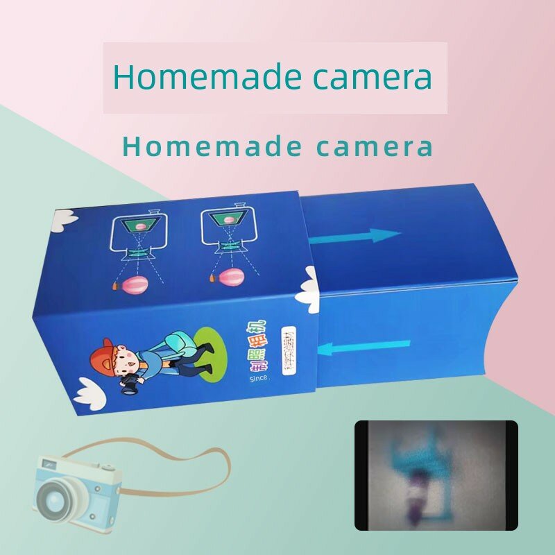 Набор для сборки бумажной камеры DIY, образовательный STEM-проект для детей, простая сборка